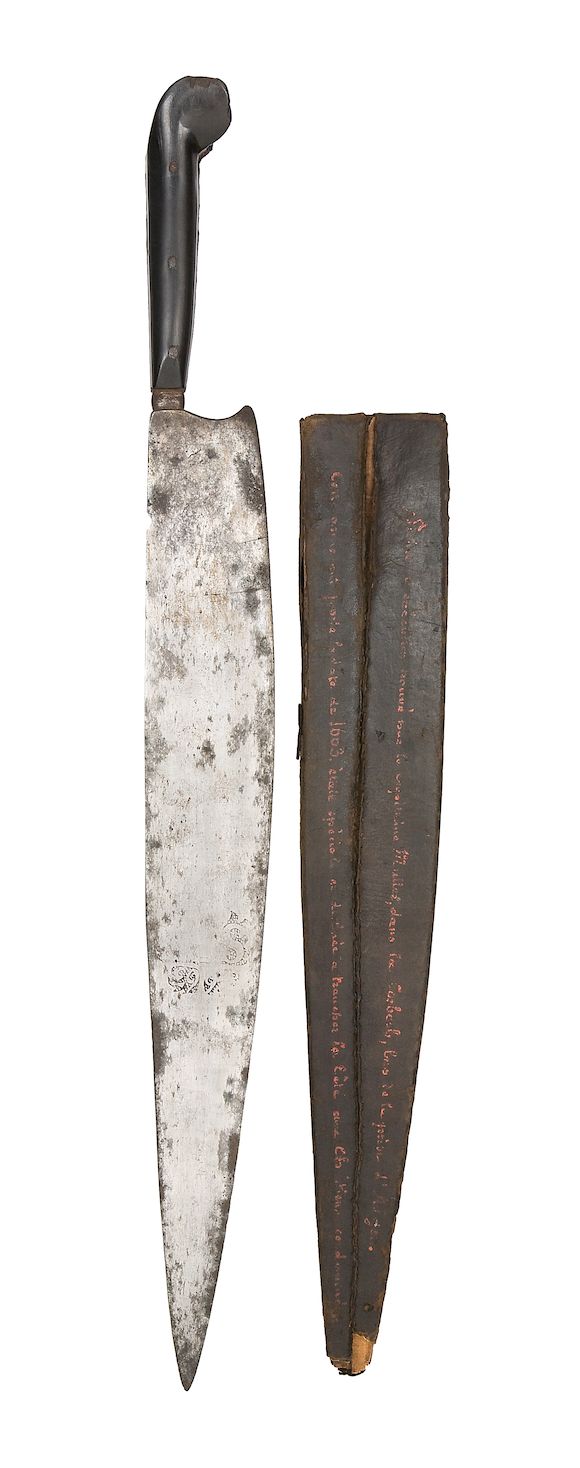 Bonhams : An Unusual German State Glaive (Kuse) Of An Officer Of The ...