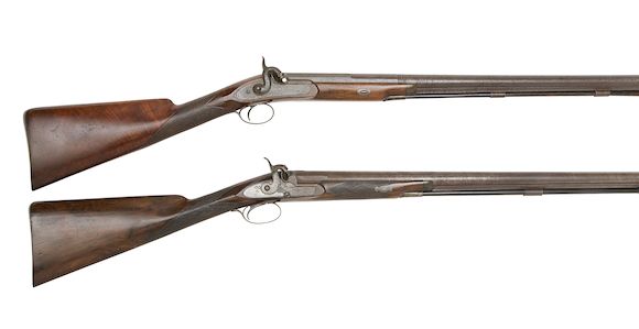 Bonhams : A 10-Bore Percussion Sporting Gun