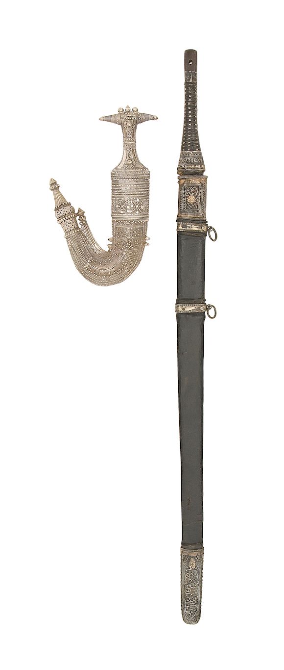 Bonhams : Two Arabian Jambiyas, and A North African Jambiya