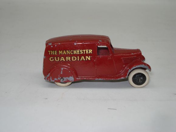 Bonhams : Dinky (pre-war) 28c type 2 'MANCHESTER GUARDIAN' delivery van