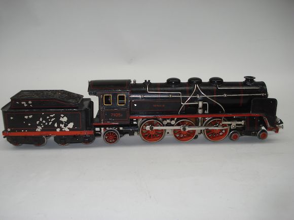 Bonhams : Marklin electric 4-6-2 locomotive and tender, German circa 1925