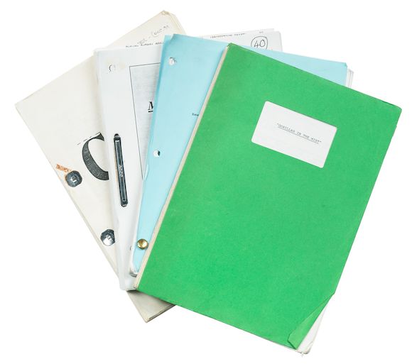 Bonhams : various Scripts: A collection of various scripts, storyboards ...