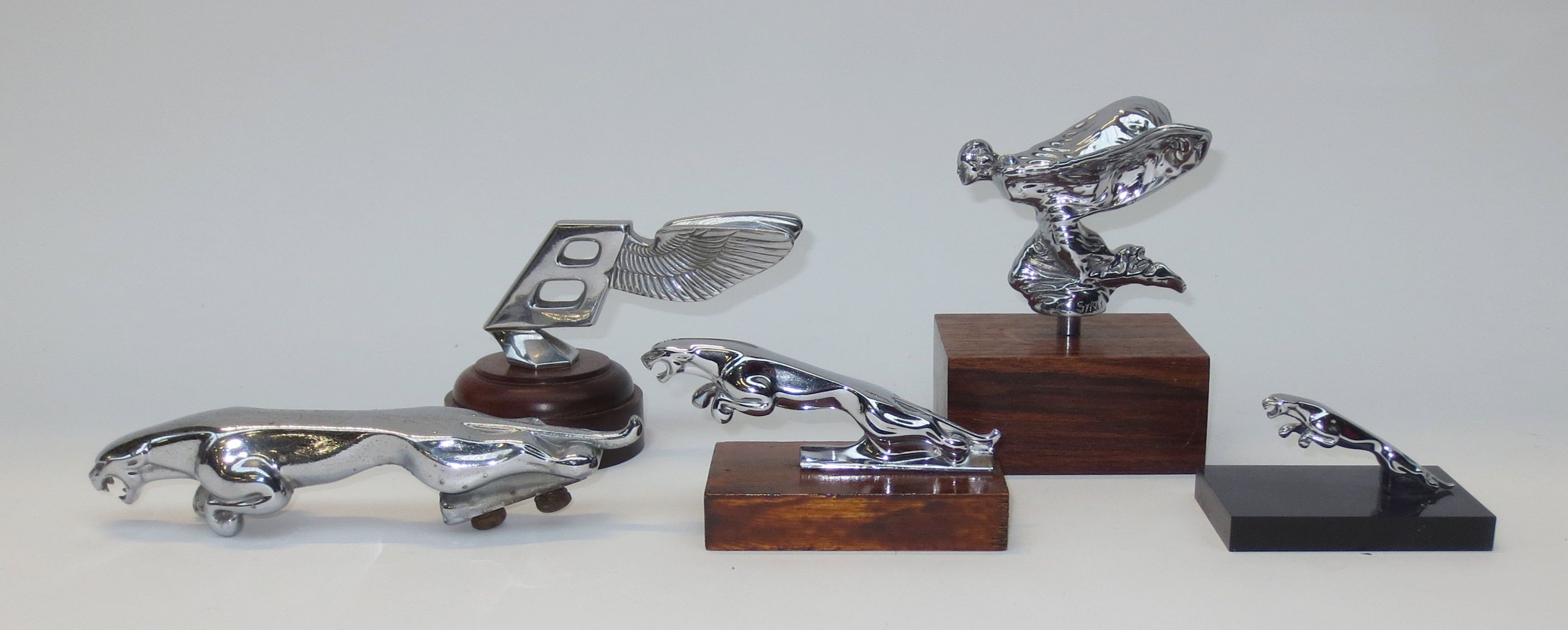 Bonhams Cars : Five car mascots, ((5))