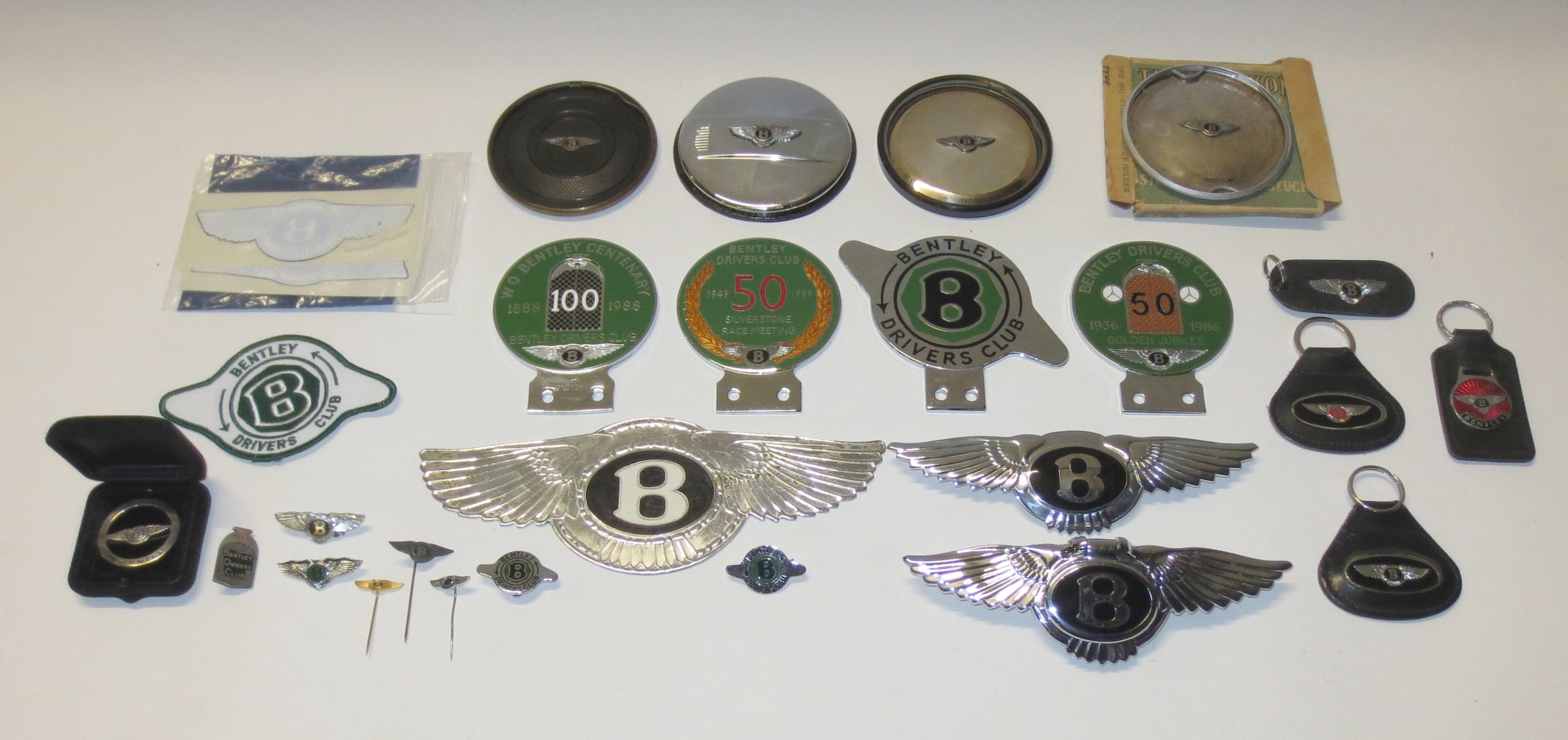 Bonhams Cars : Assorted Bentley badges, ((Qty))