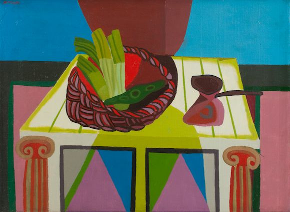 Bonhams : Robert MacBryde (British, 1913-1966) Still Life 58 x 77 cm ...