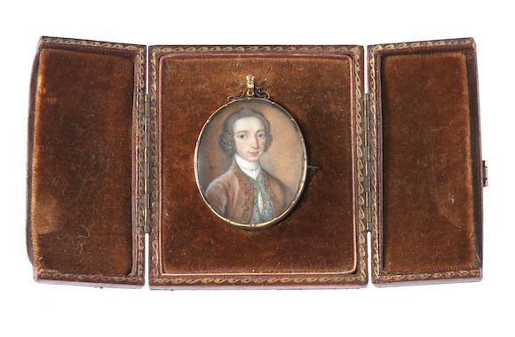 Bonhams : Circle of Bernard Lens (British, 1682-1740) A portrait ...