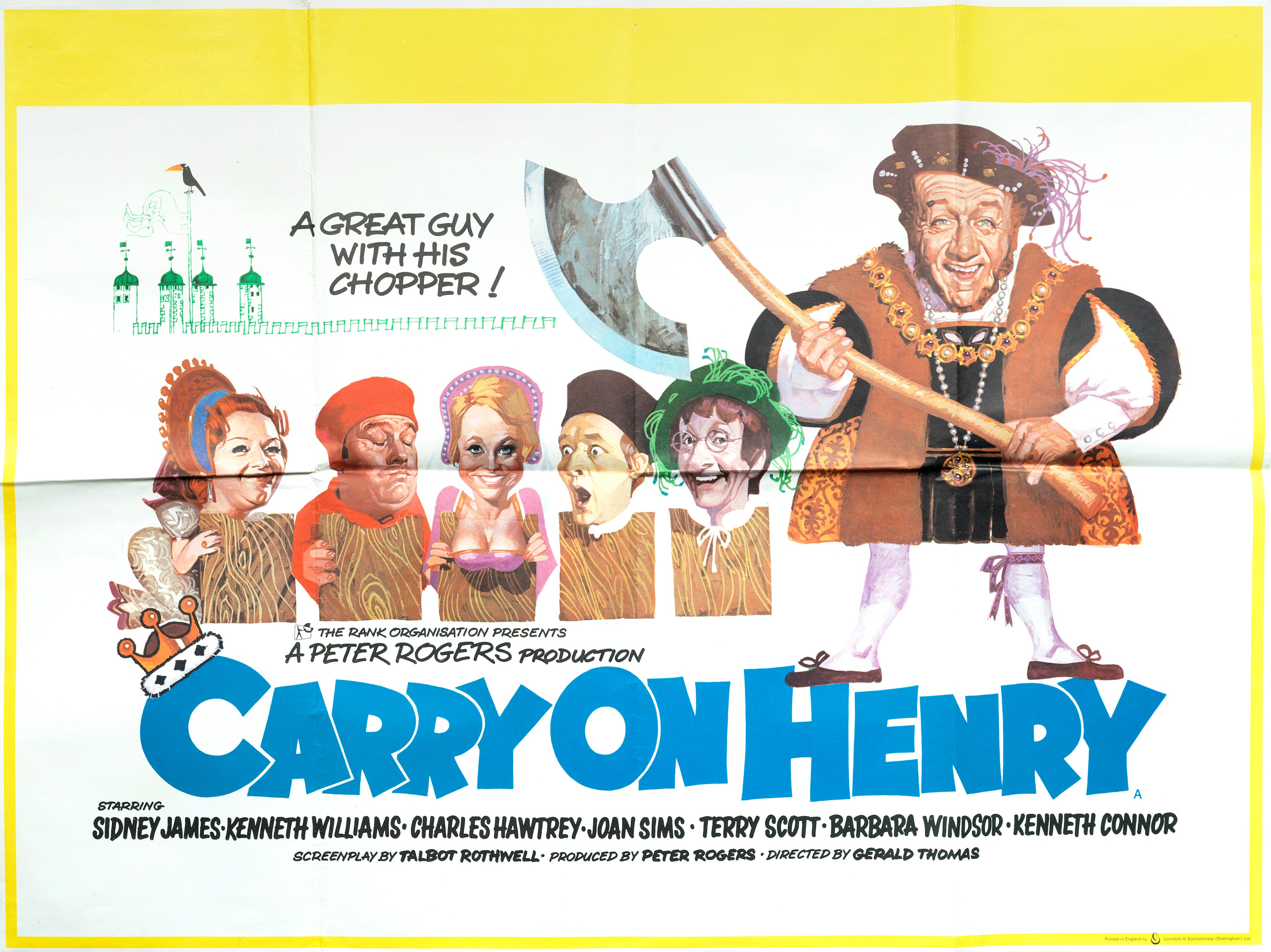Bonhams : Carry On A collection of 8 Carry On posters, Rank ...