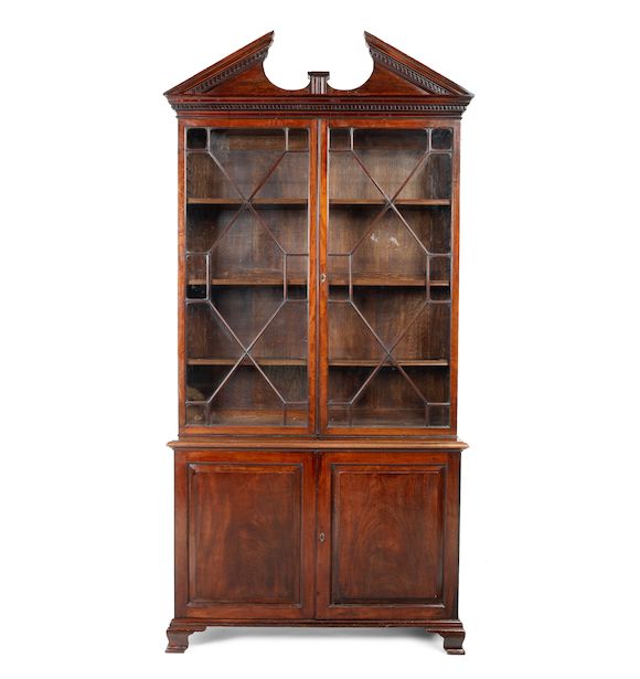 Bonhams : A Victorian mahogany bookcase in the George II style