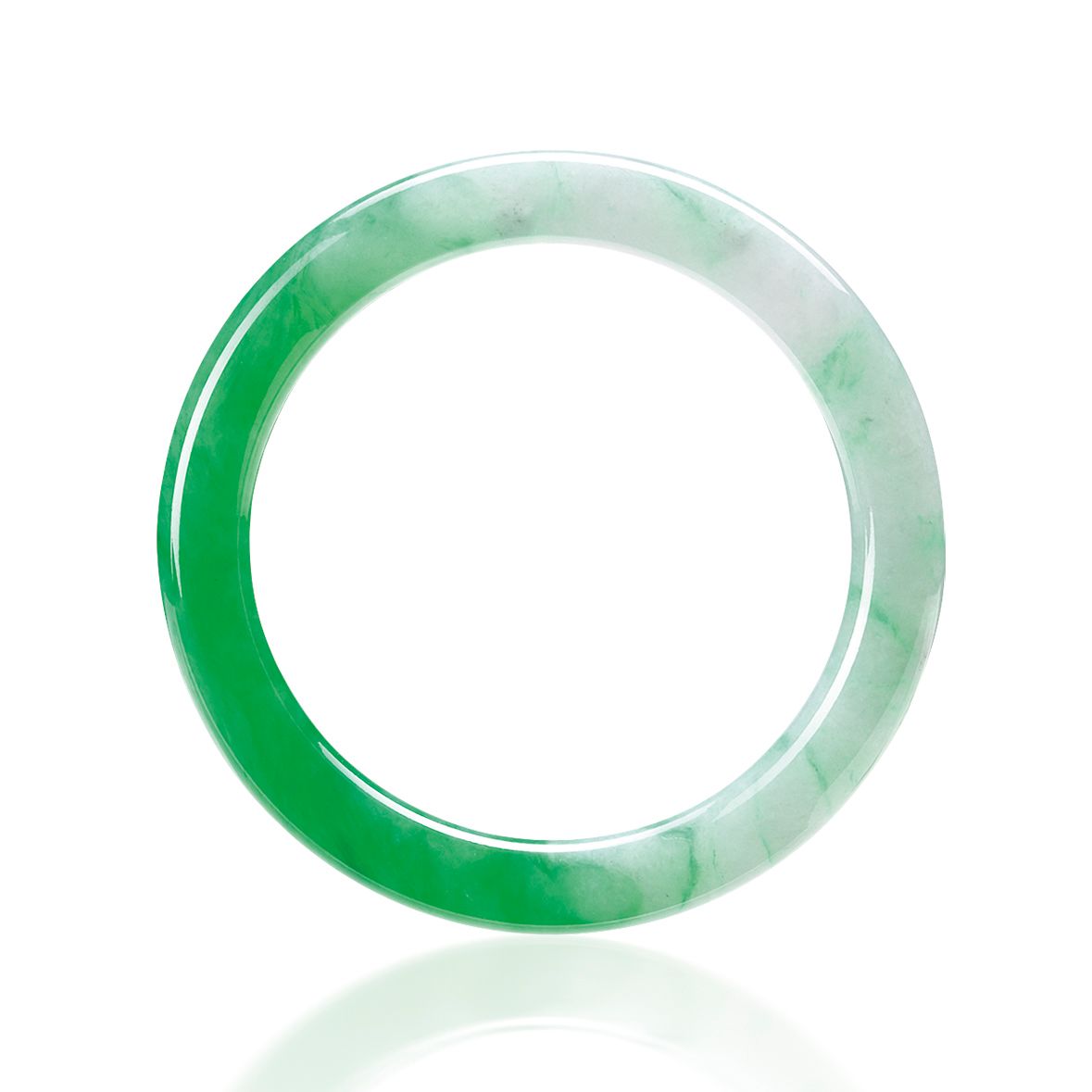 Bonhams : A jadeite bangle