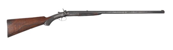 Bonhams : A .380 (C.F.) hammer rook-rifle by C.G. Bonehill, No. 7949