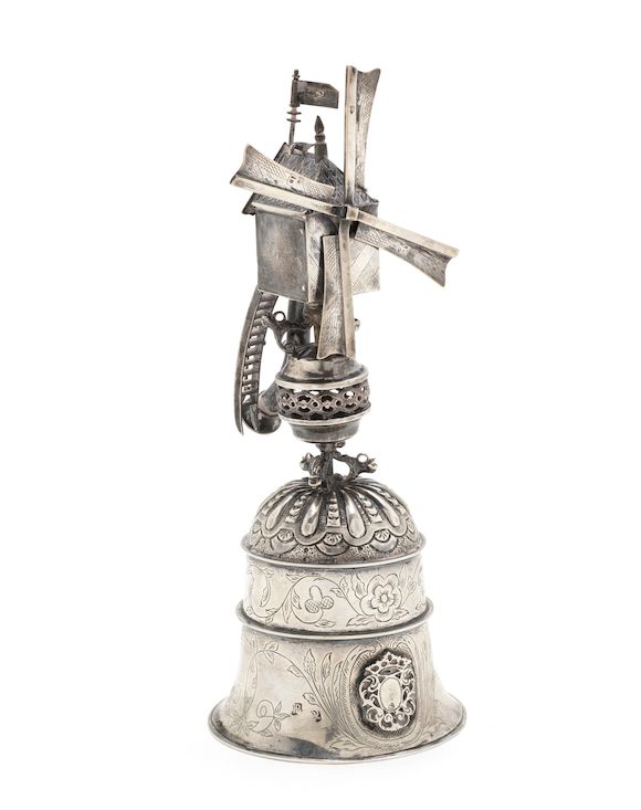 Bonhams : A late-19th/early 20th century continental silver 'windmill ...