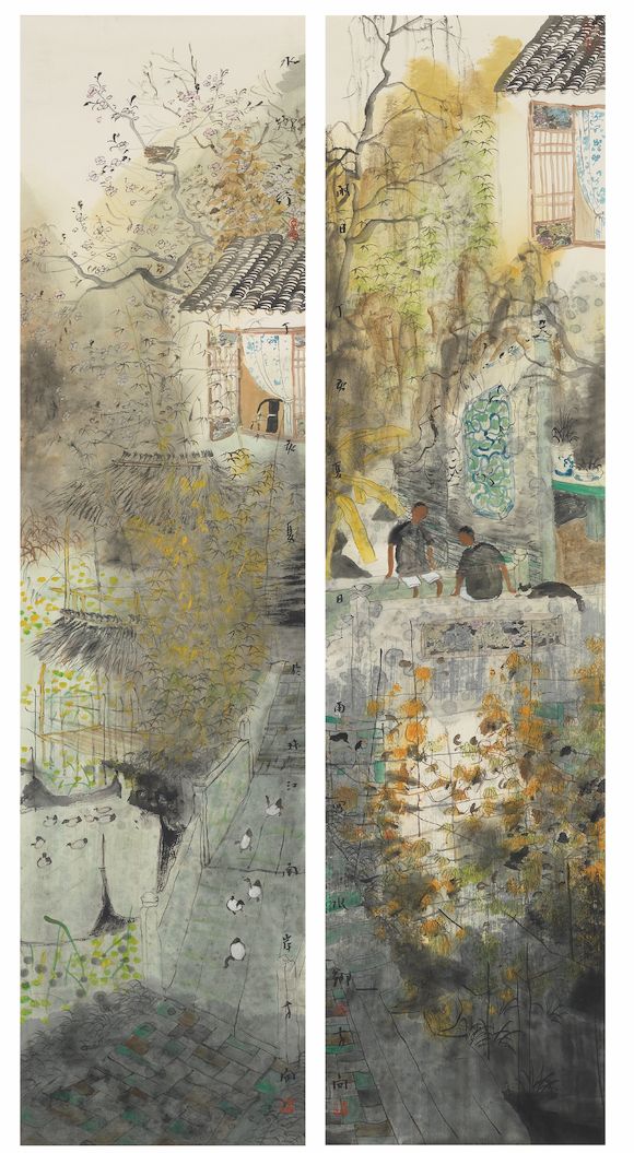 Bonhams : Fang Xiang (b.1967) Landscape (2)