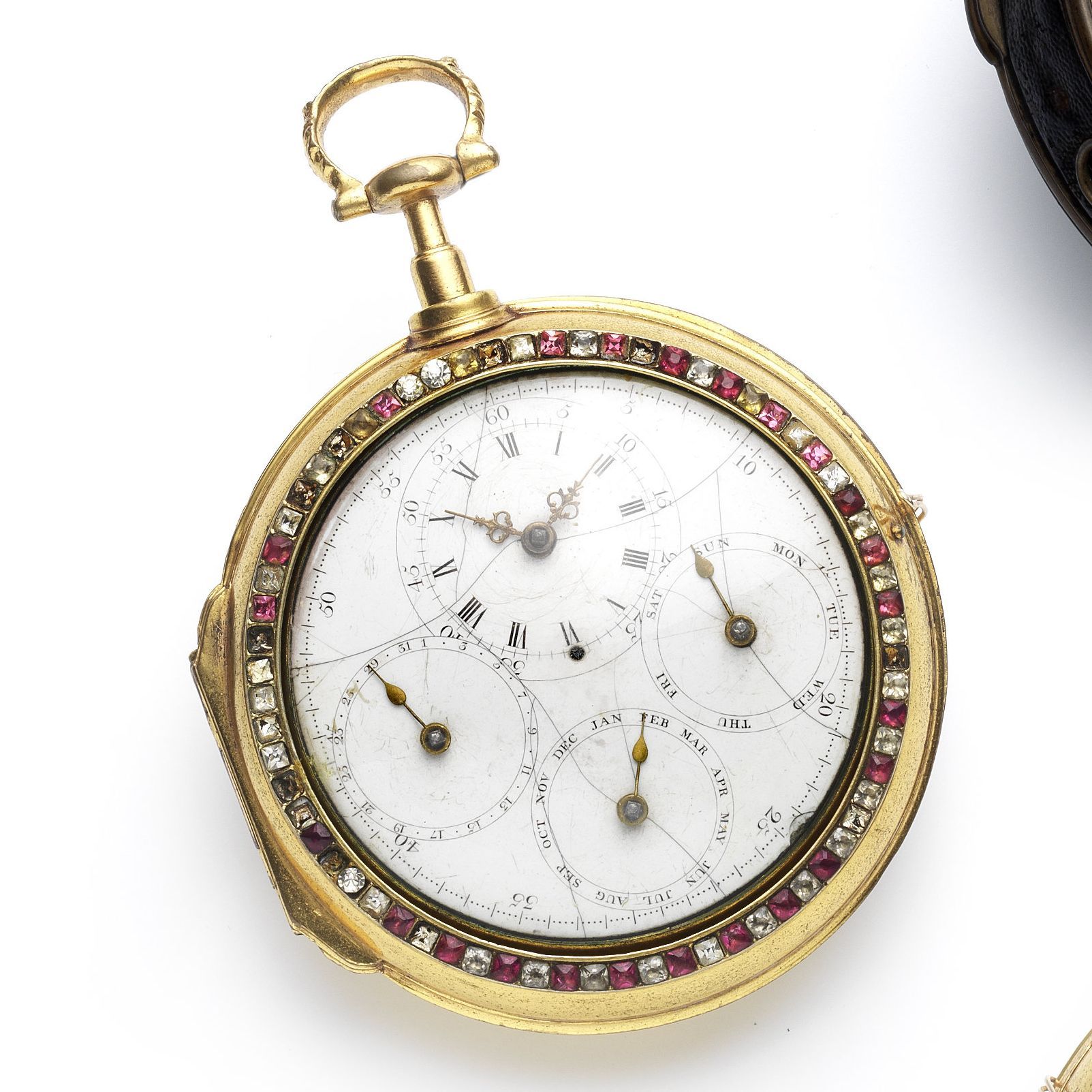 Bonhams : J. Bittleston. A rare late 18th Century gilt metal and paste ...