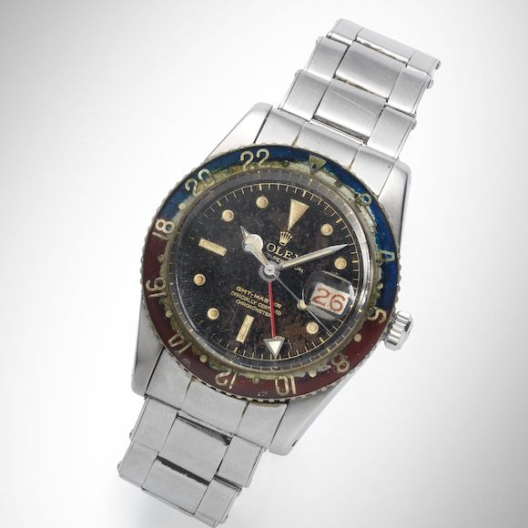 Bonhams : Rolex. A fine and rare stainless steel automatic calendar ...