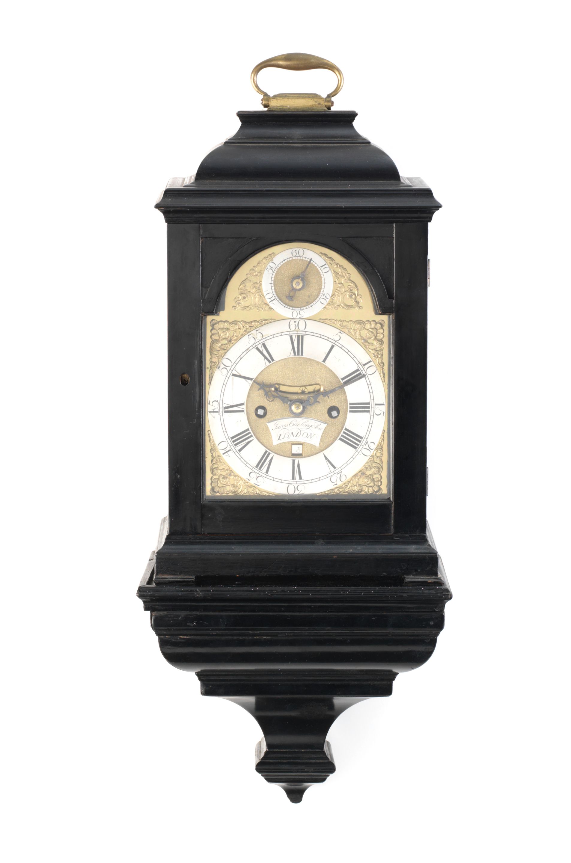 Bonhams : A second quarter of the 18th century ebonised bracket clock ...