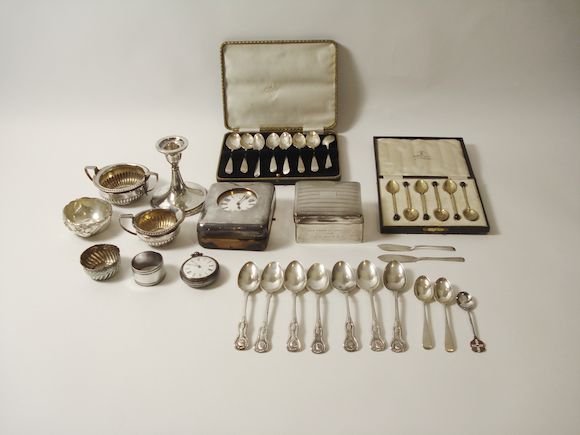 Bonhams : A collection of silver