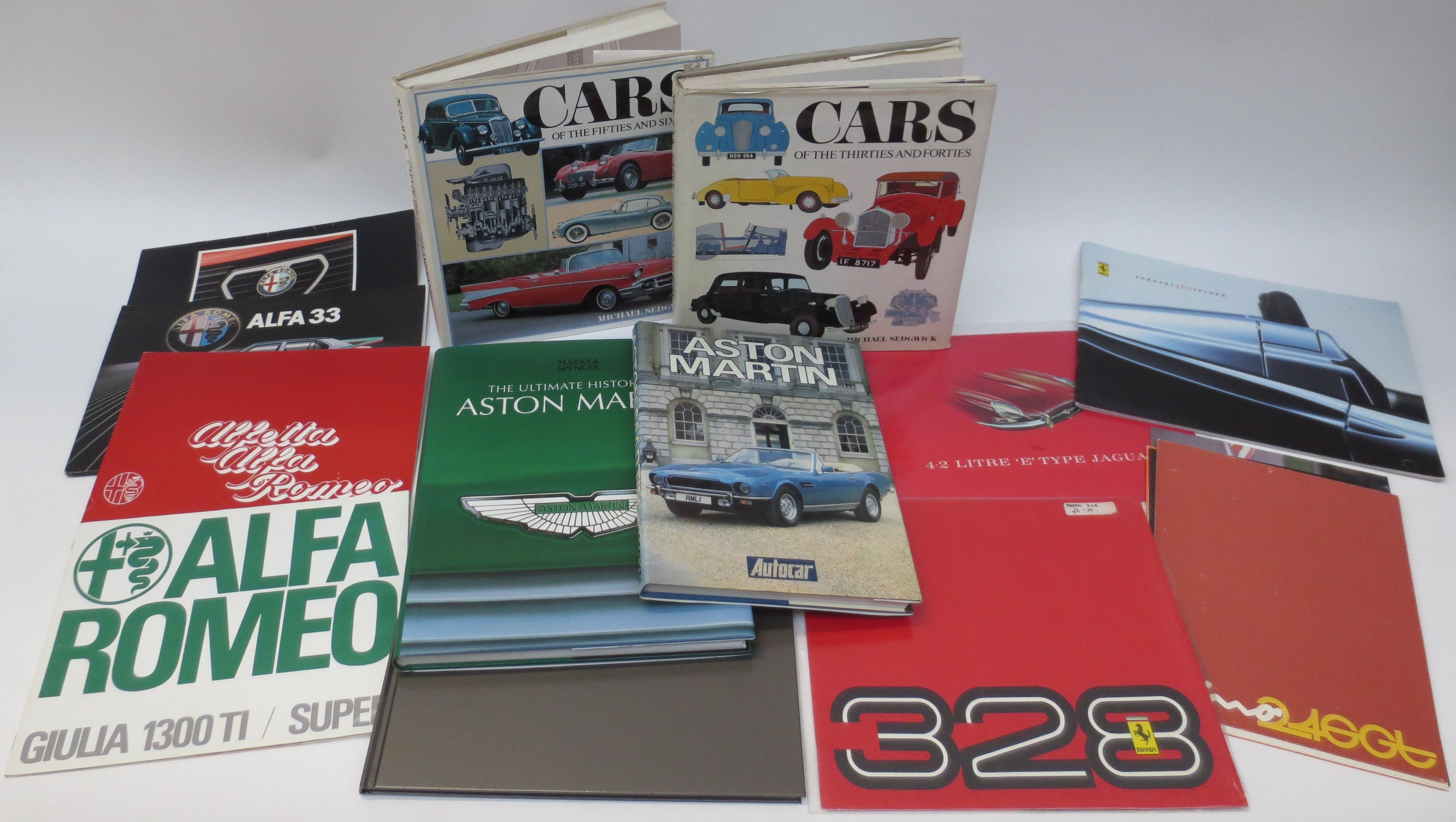 Bonhams Cars : A collection of car brochures and books, ((Qty))