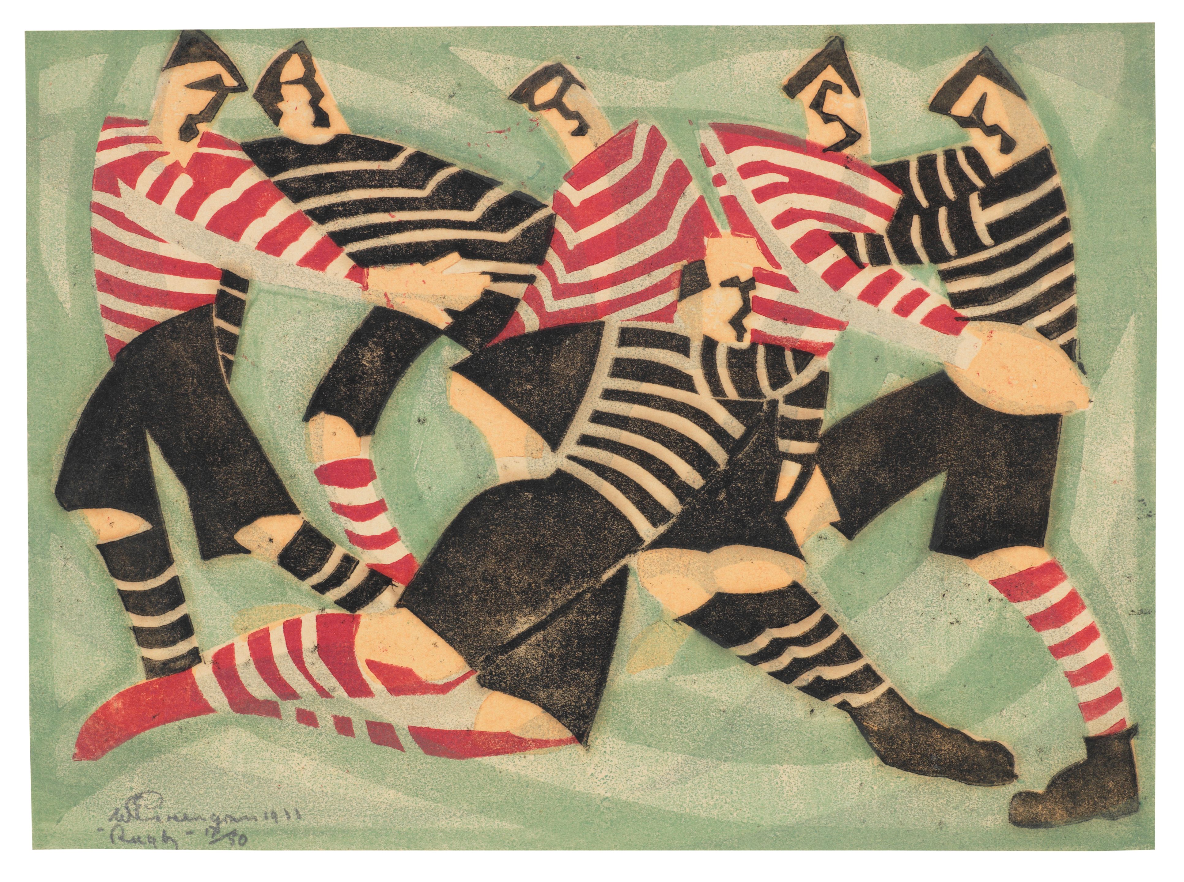 Bonhams : William Greengrass (British, 1896-1970) Rugby The rare ...