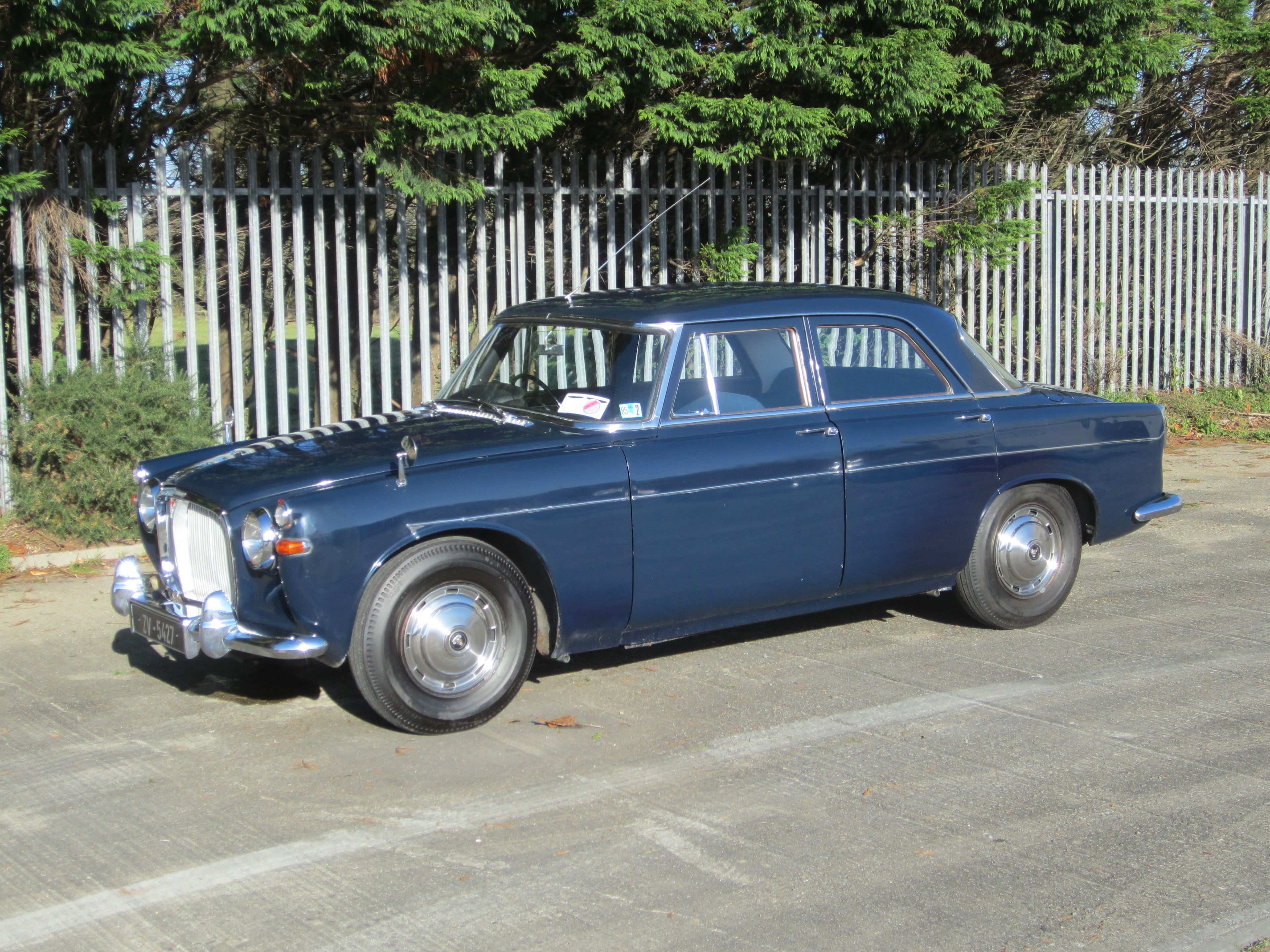 Bonhams Cars : 1963 Rover 3-Litre Saloon Chassis no. 775010511 Engine ...