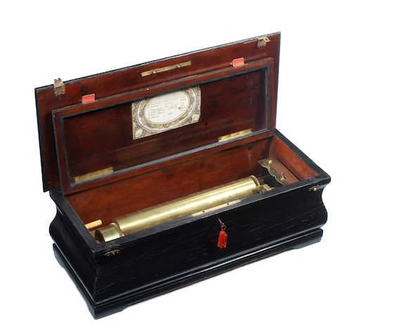 Bonhams : A mandolin cylinder musical box, Swiss, Circa 1880,