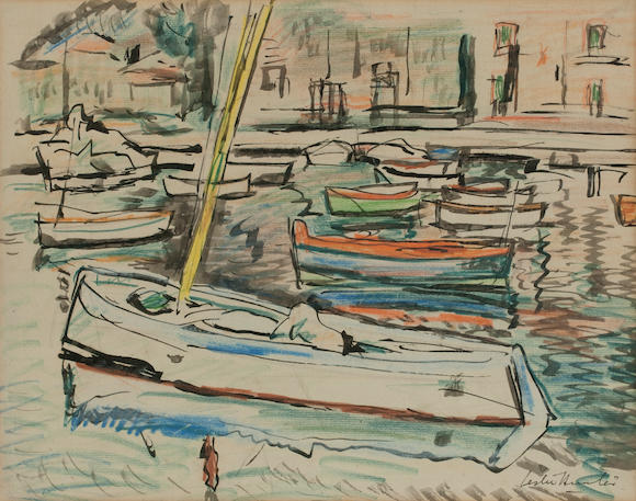Bonhams George Leslie Hunter British 1877 1931 Cassis 31 X 385 Cm