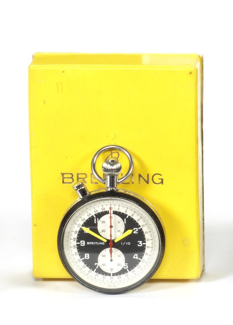 Bonhams Cars : A Breitling pocket watch/stopwatch, Swiss made,