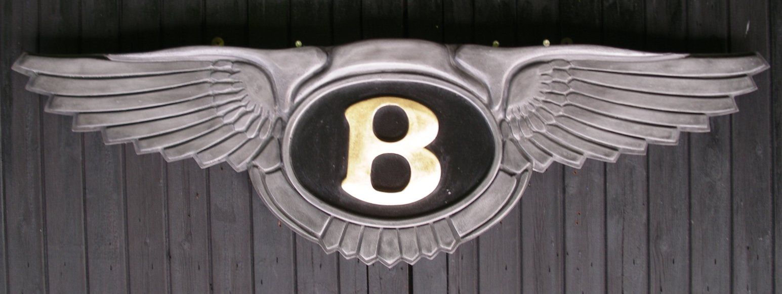 Bonhams Cars : A 'Bentley' garage display emblem,