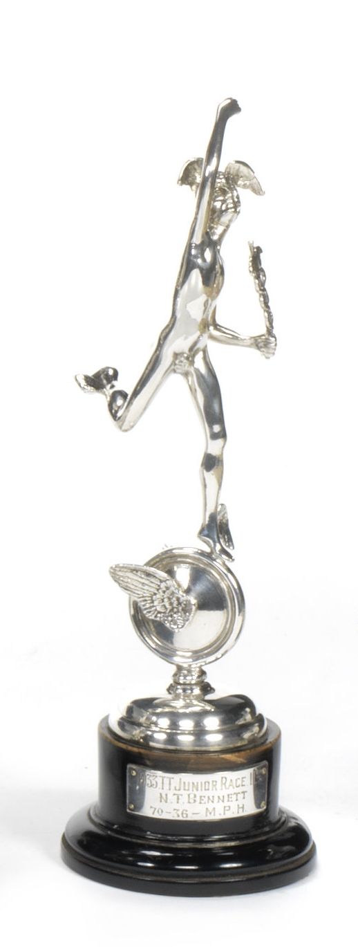 Bonhams Cars : A 1933 Isle of Man TT Silver Replica trophy,