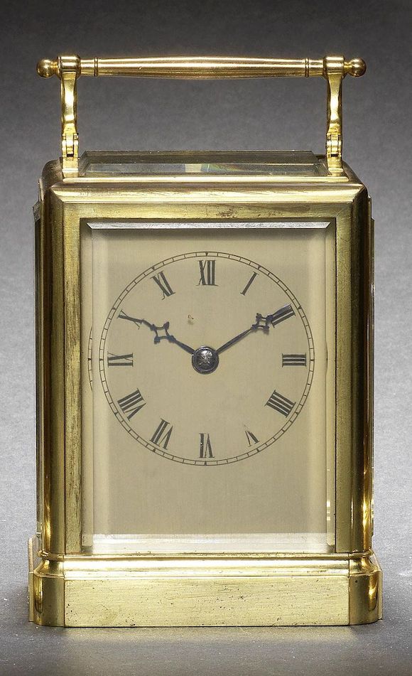 Bonhams : A second quarter of the 19th century French carriage clock ...