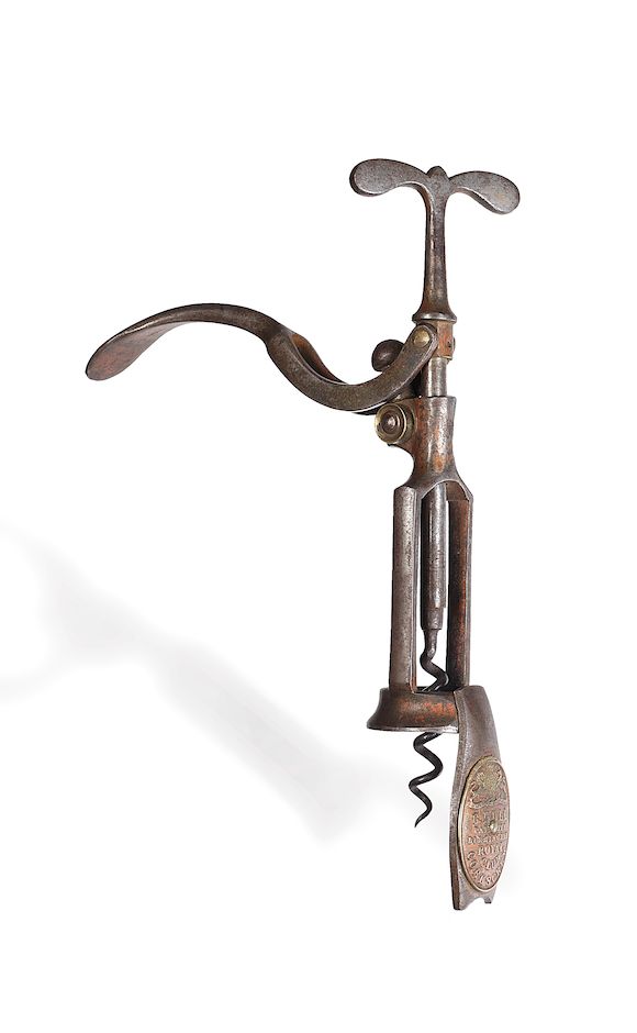 Bonhams : A mid-19th century painted bronze single lever 'Royal Club ...