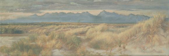 Bonhams : Edith Corbet (British, 1846-1920) 'On the wash near Pisa'