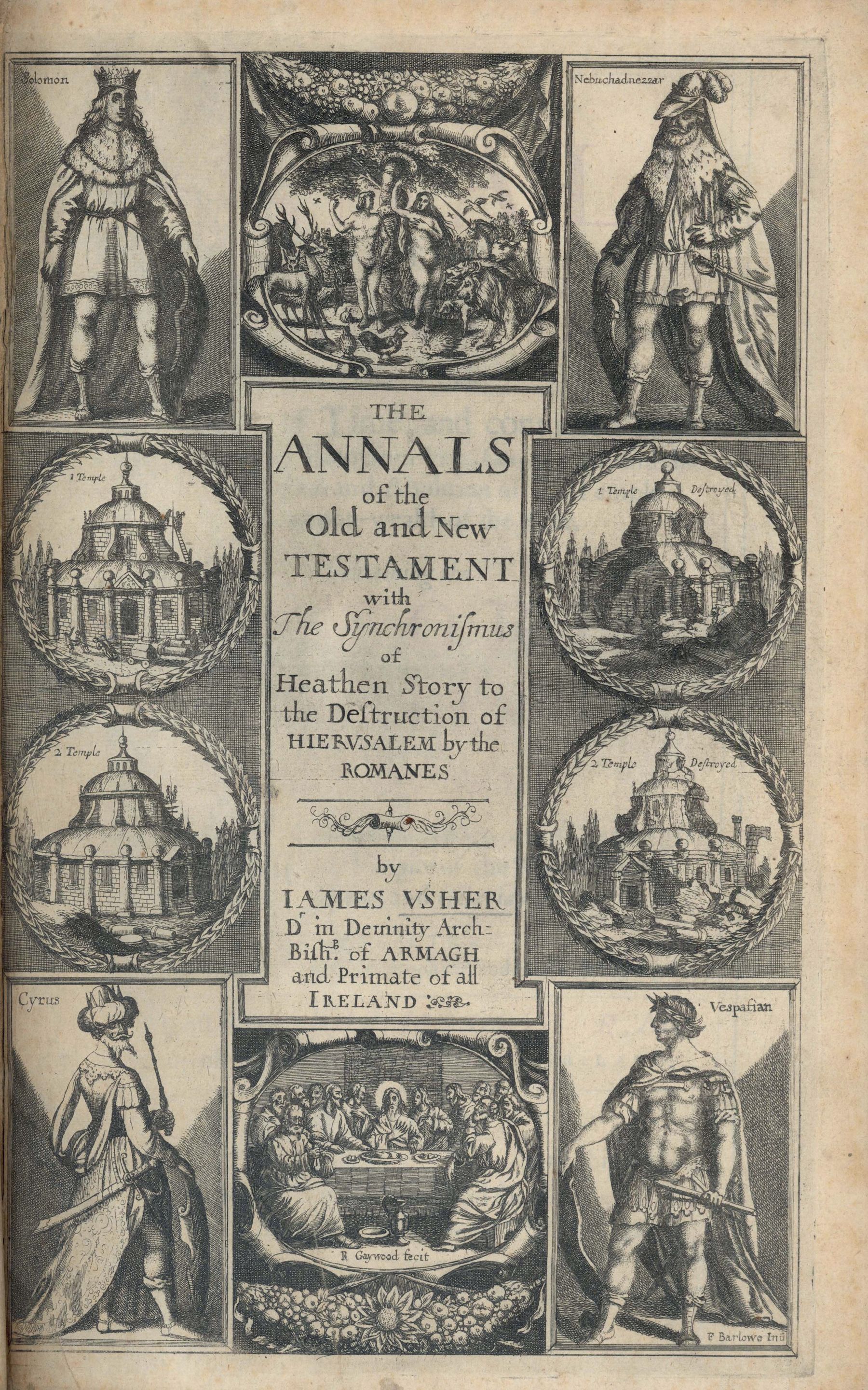 Bonhams : USSHER (JAMES) The Annals of the World. Deduced from the ...