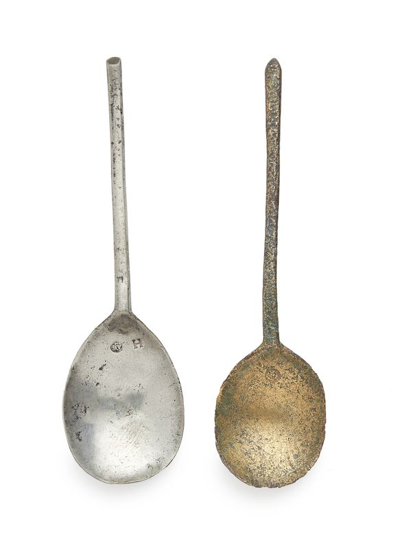 Bonhams : A late 16th century pewter slip-top spoon, English, circa ...