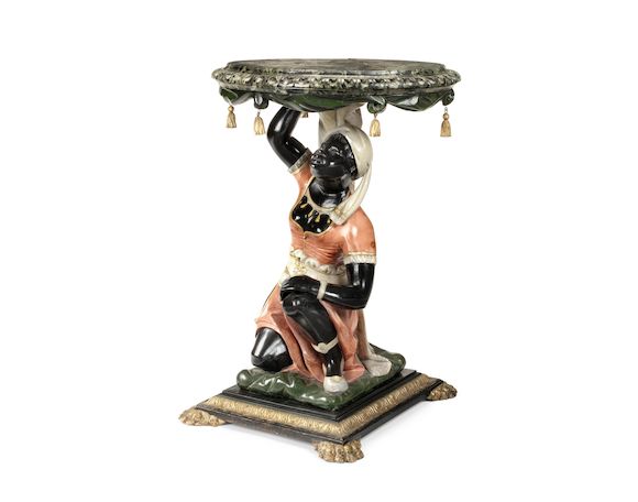 Bonhams : An Italian late 19th/early 20th century polychrome decorated ...