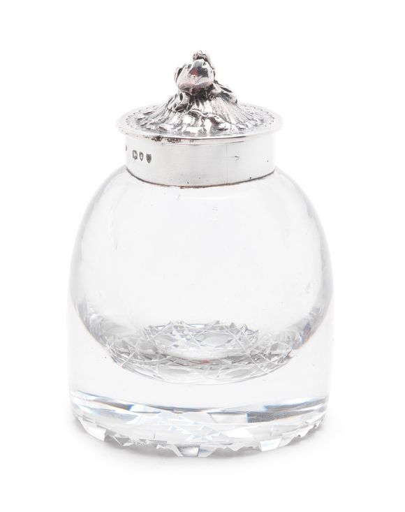 Bonhams : ROYAL PRESENTATION: A late Victorian silver-mounted cut-glass ...