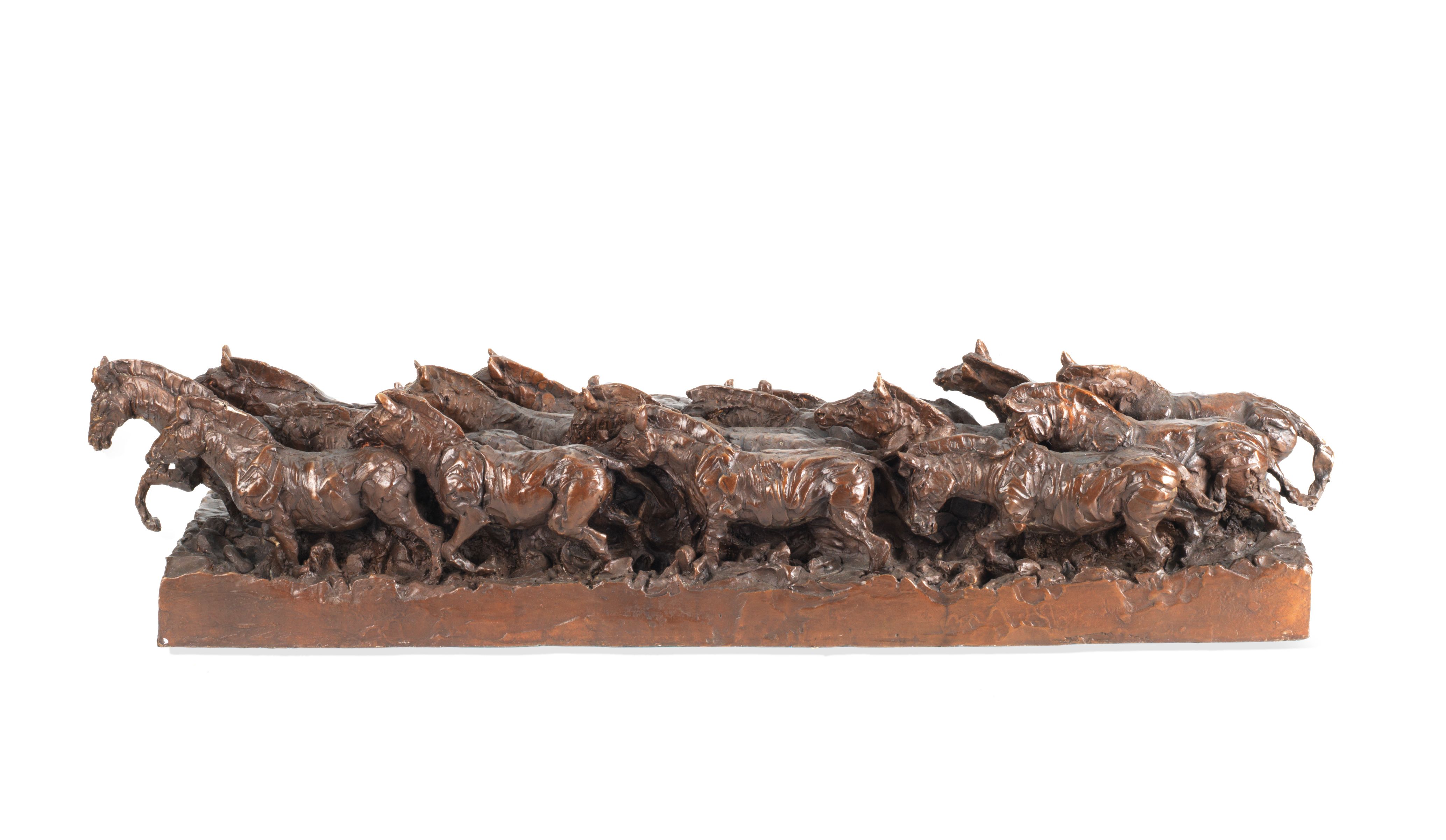 Bonhams : Mark Rudolf Coreth (British, born 1958) Zebra crossing the ...