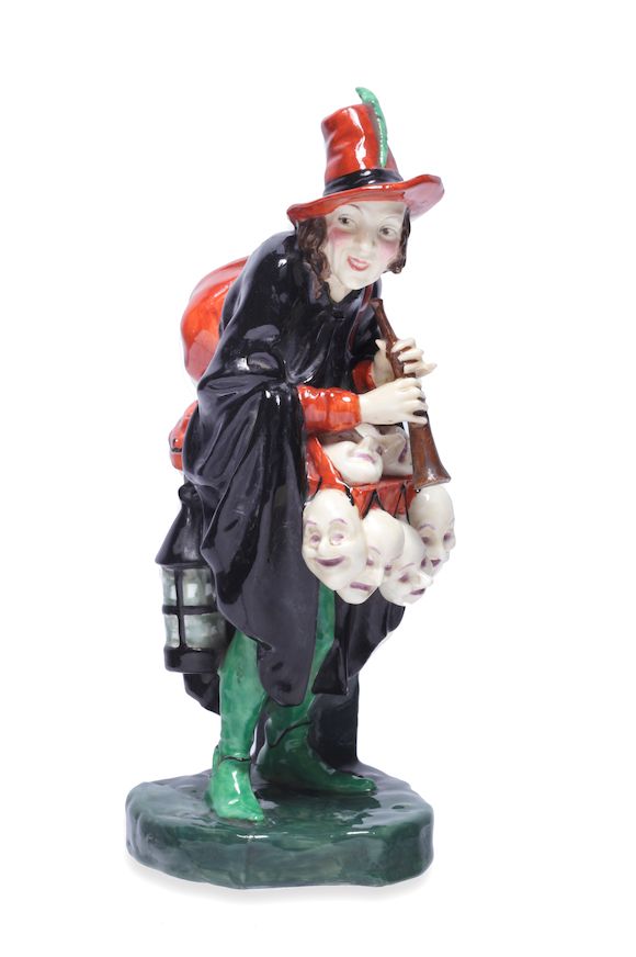 Bonhams : A Royal Doulton Figure of The Mask Seller Circa 1929-1938