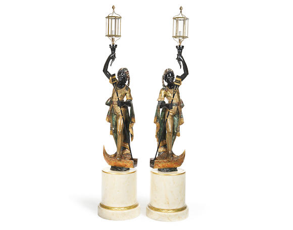Bonhams A Pair Of Late 19th Century And Later Venetian Carved Wood