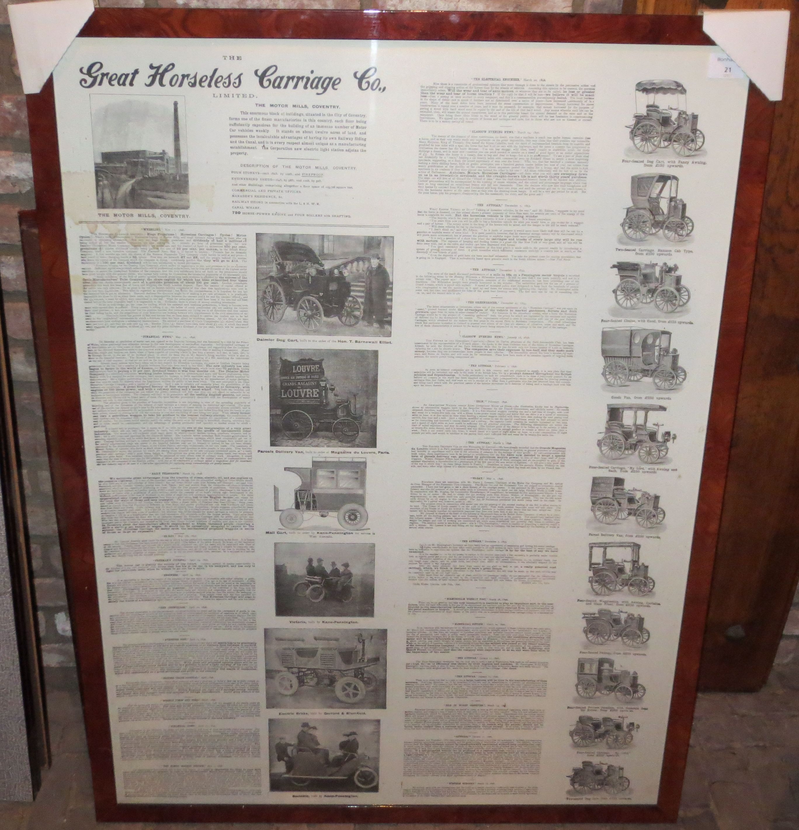 Bonhams Cars : A Great Horseless Carriage Company Limited of Coventry ...