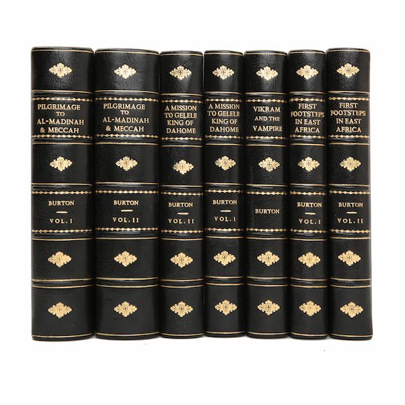Bonhams : BURTON (RICHARD FRANCIS) The Works, 7 vol., Tylson & Edwards ...