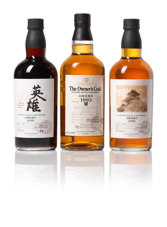 Bonhams : 山崎 Yamazaki Single Cask-1992 (1) 山崎 Yamazaki Single Cask-1999 ...