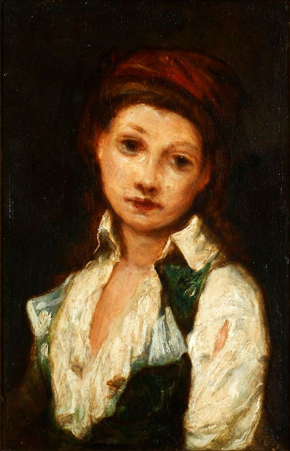 Bonhams : Continental School, Late 19th Century Portait of a peasant ...