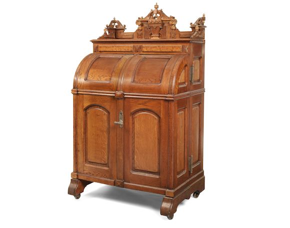 Bonhams : An American late 19th century oak Wooton desk