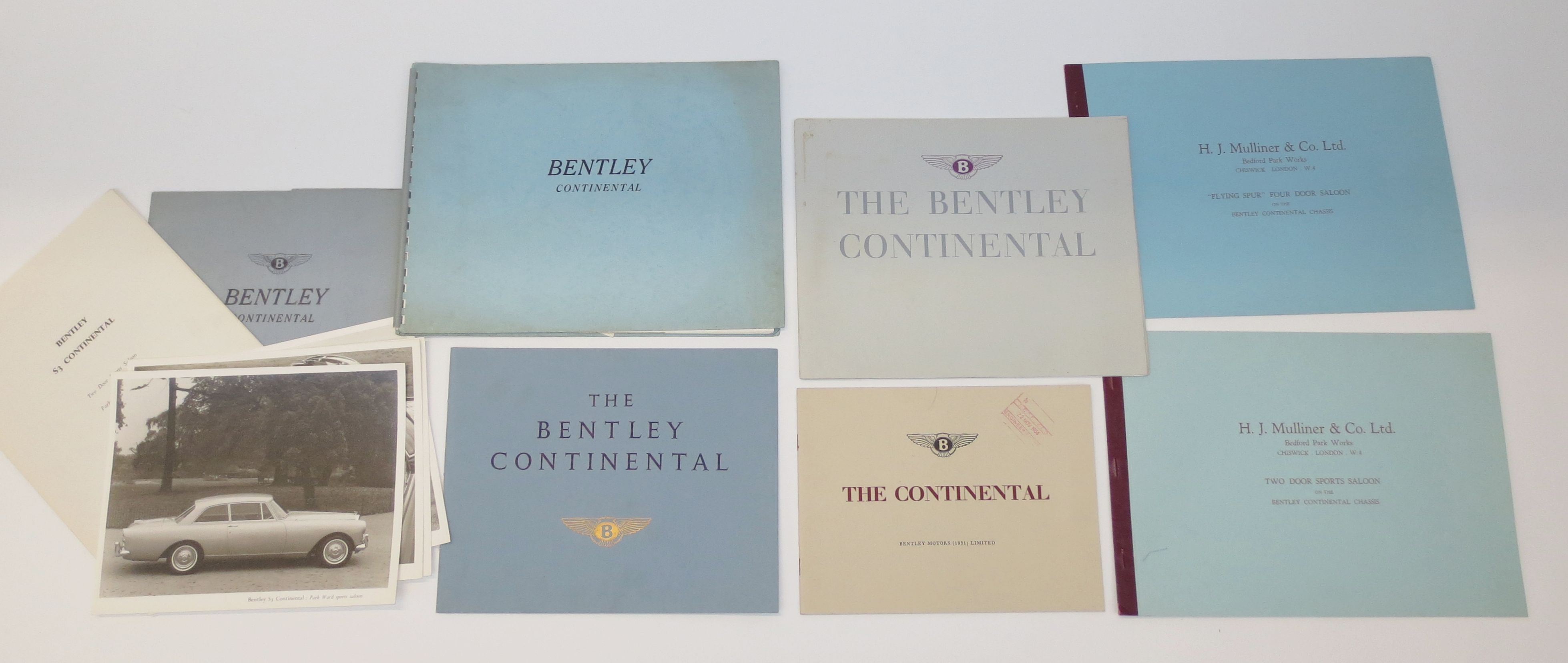 Bonhams Cars : Bentley Continental sales literature, ((7))
