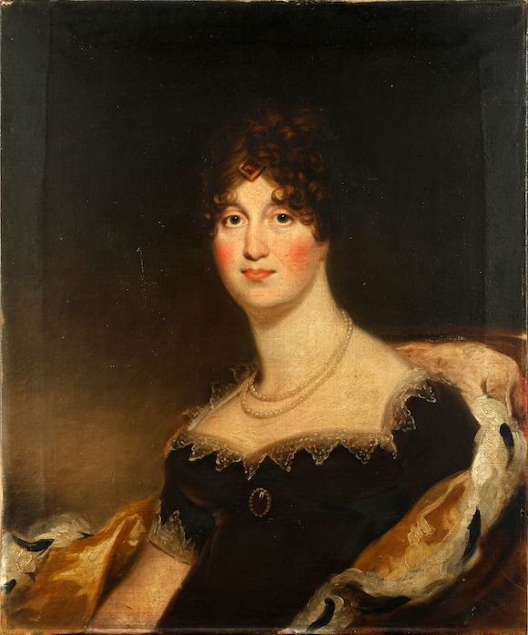 Bonhams : English School, 19th Century Portrait of a lady ...