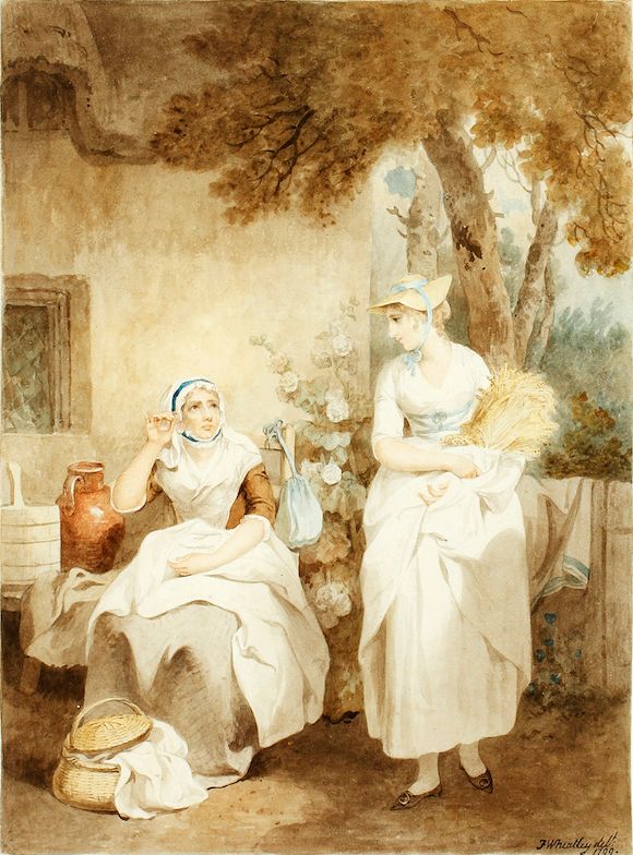 Bonhams : Francis Wheatley R.A. (London 1747-1801) Youth and Old Age