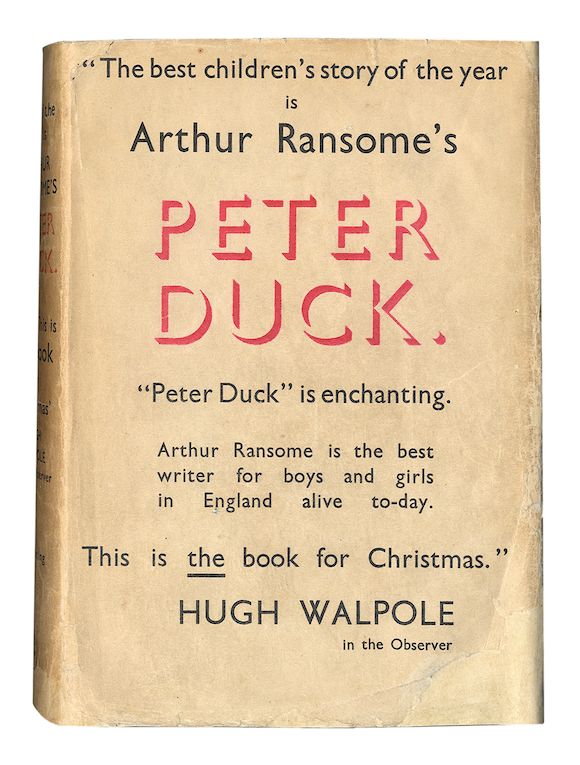Bonhams : RANSOME (ARTHUR) Peter Duck, FIRST EDITION, second impression ...