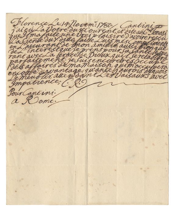 Bonhams : CHARLES EDWARD STUART (ʻThe Young Pretender') Autograph ...