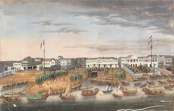 Bonhams : Two China trade paintings 19th century (2)