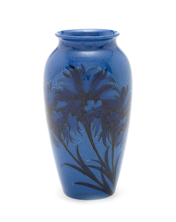 Bonhams : William Moorcroft 'Cornflower' a Powder Blue Vase, circa 1925